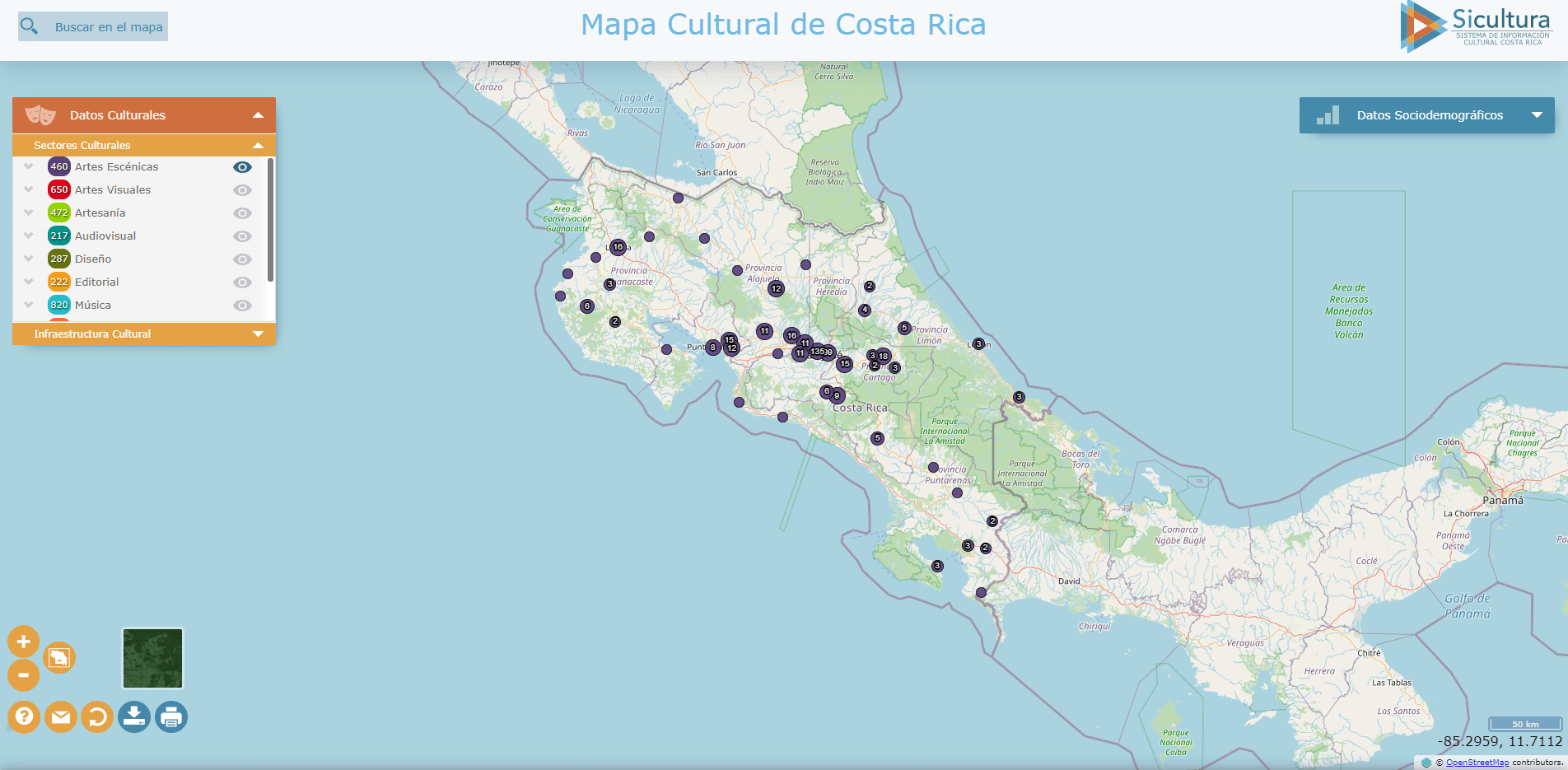 Inicio | Sistema de Información Cultural de Costa Rica
